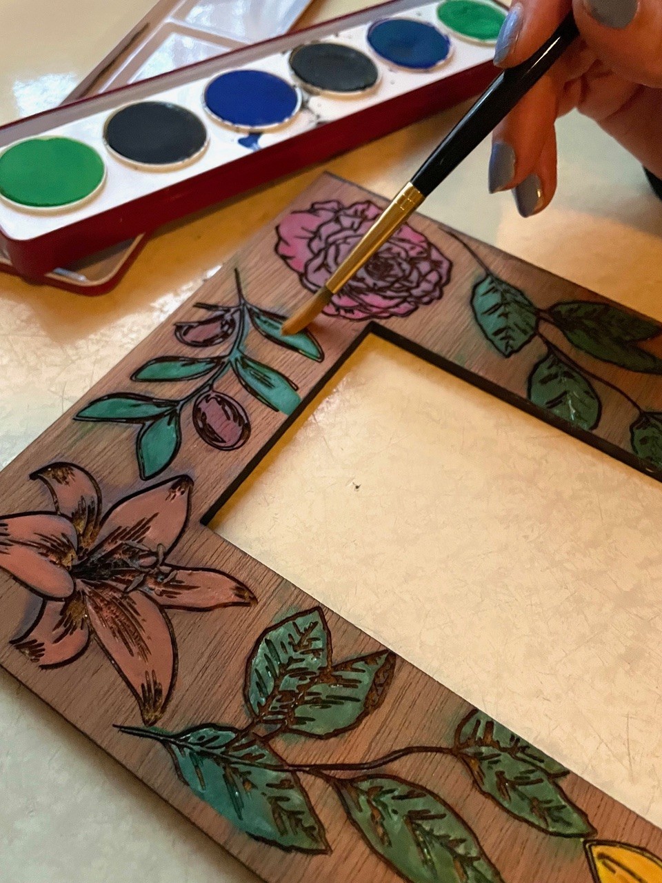 Pyrography Painting Workshop: Summer Blooms – Hamilton Civic Museums